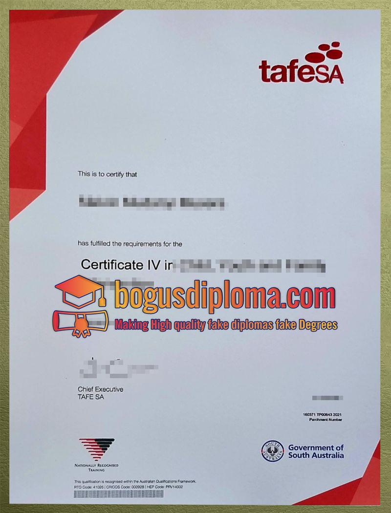 How to send Fake TAFE SA certificate IV safely - BogusDiploma | Trusted ...