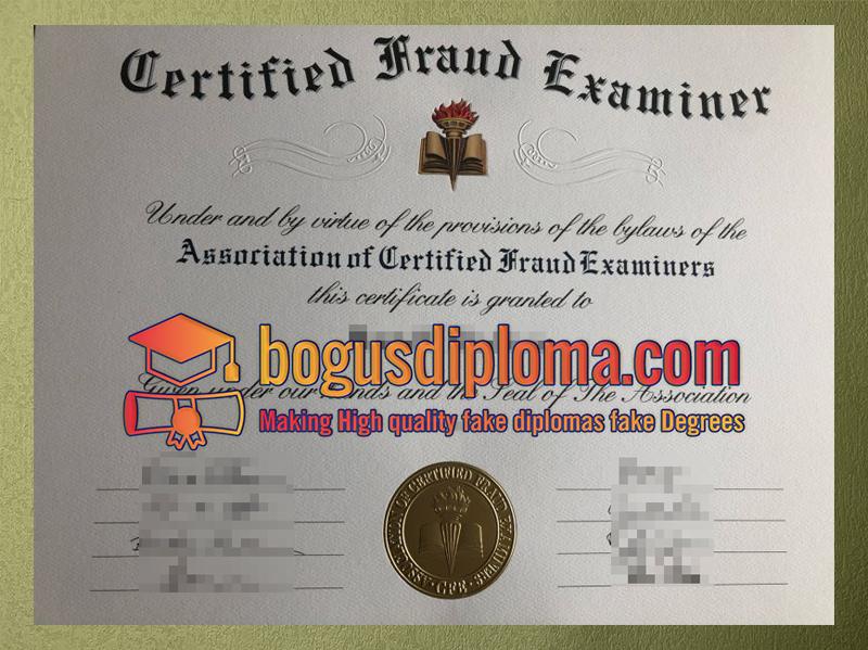 How long does it take to A Certified Fraud Examiner Certificate ...